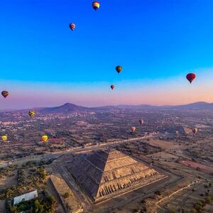 Vuelo en Globo Aerostático con Tour Opcional a Teotihuacán y la ...